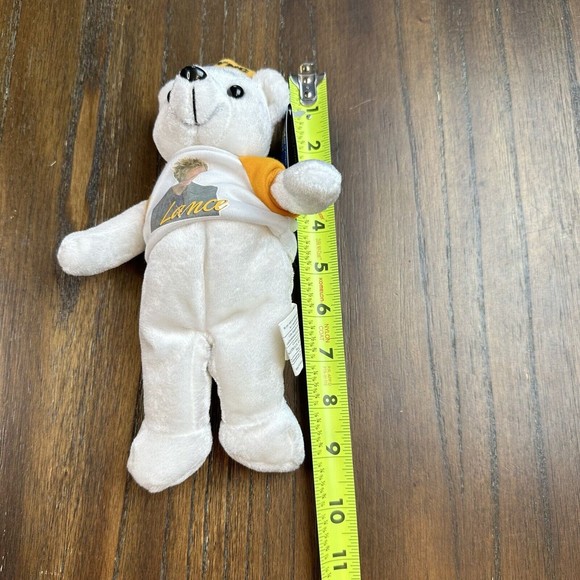 zeeks | Toys | Zeeks Inc Nsync Lance Bass White Teddy Bear 95 Plush ...